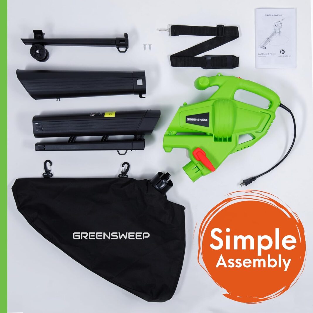 GreenSweep 3-in-1 Leaf Blower, Vacuum & Mulcher review | Leaf Blowers ...